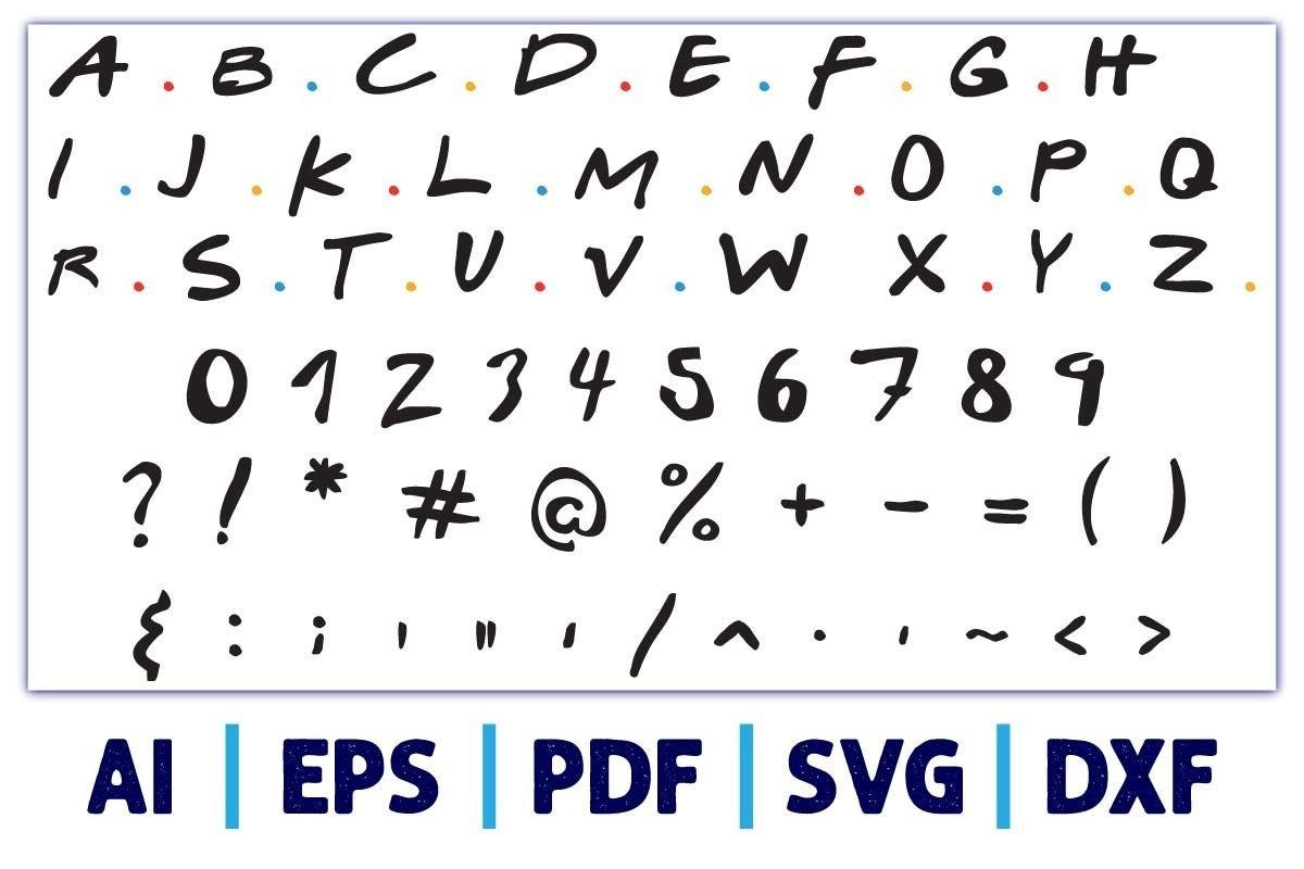 Friends Fonts | by Arttechtom | Jun, 2024 | Medium