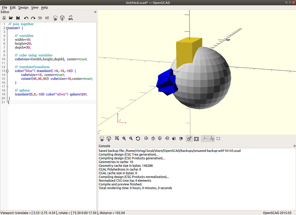 Getting Started with OpenScad | by Chris Garrett / Maker Hacks | Medium