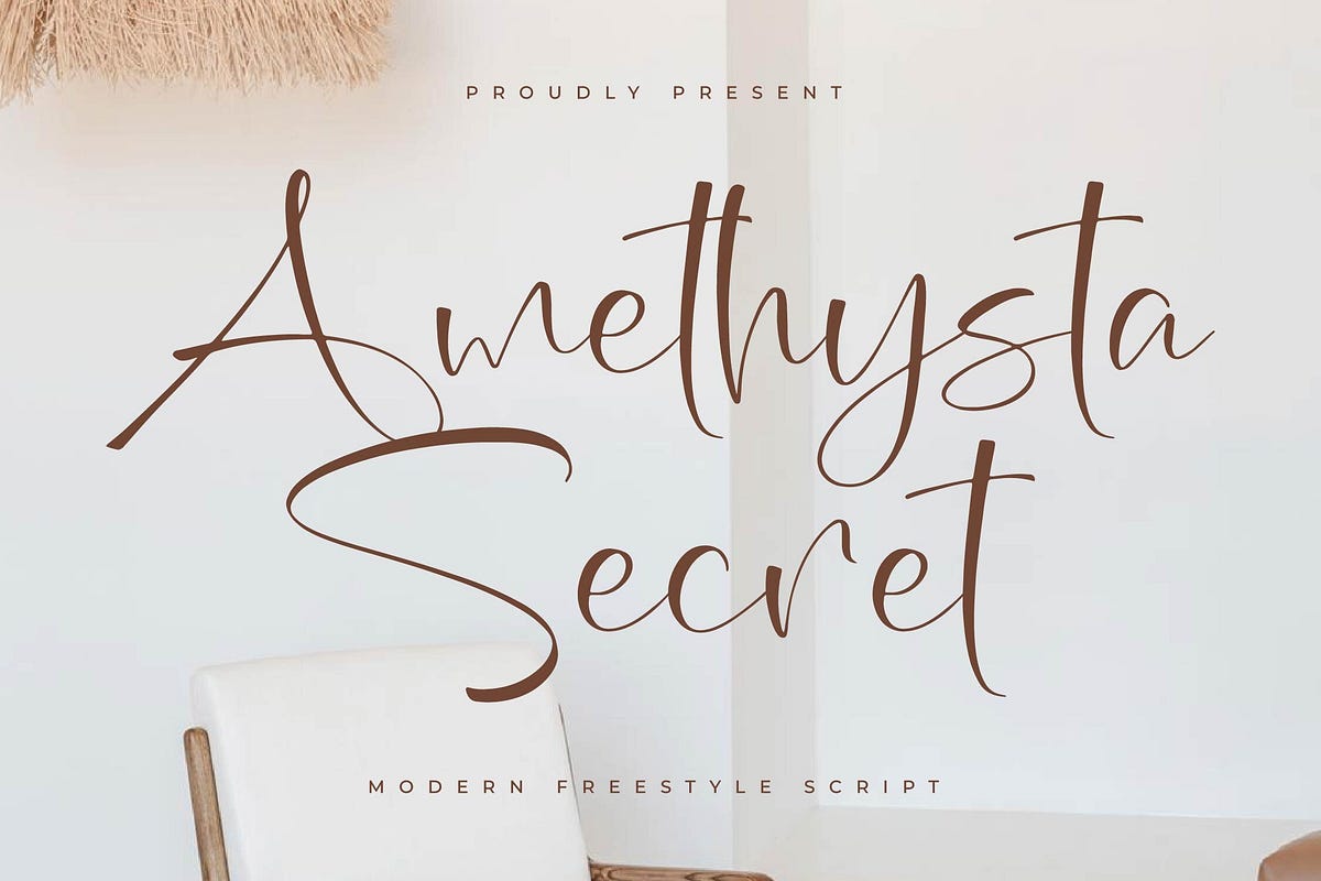 Amethysta Secret Font | by Nebulacraft | Jun, 2024 | Medium