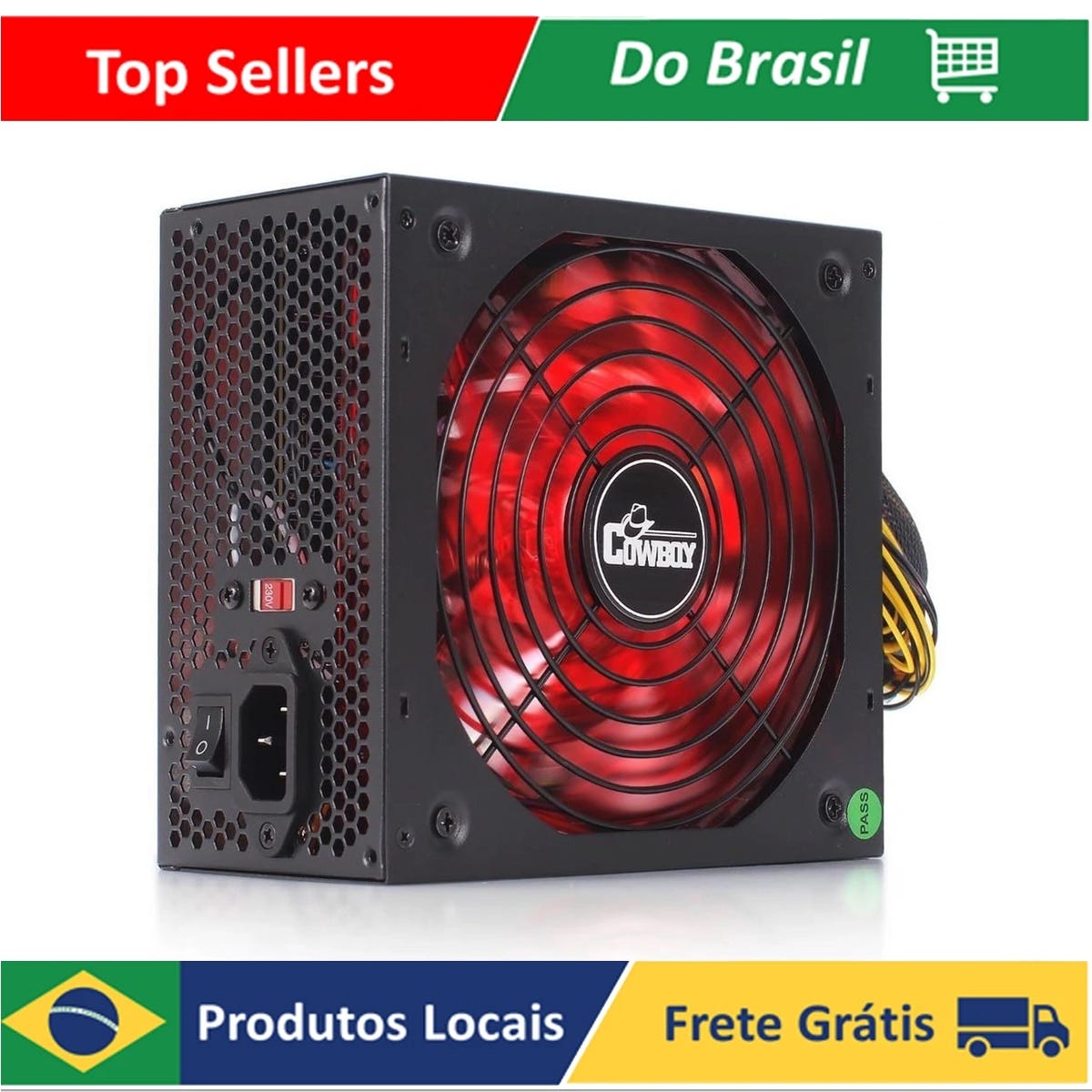 Top 5! Atx Led Pc Silent Black 115V/230V Kp-535 600W Power Supply Luuk ...