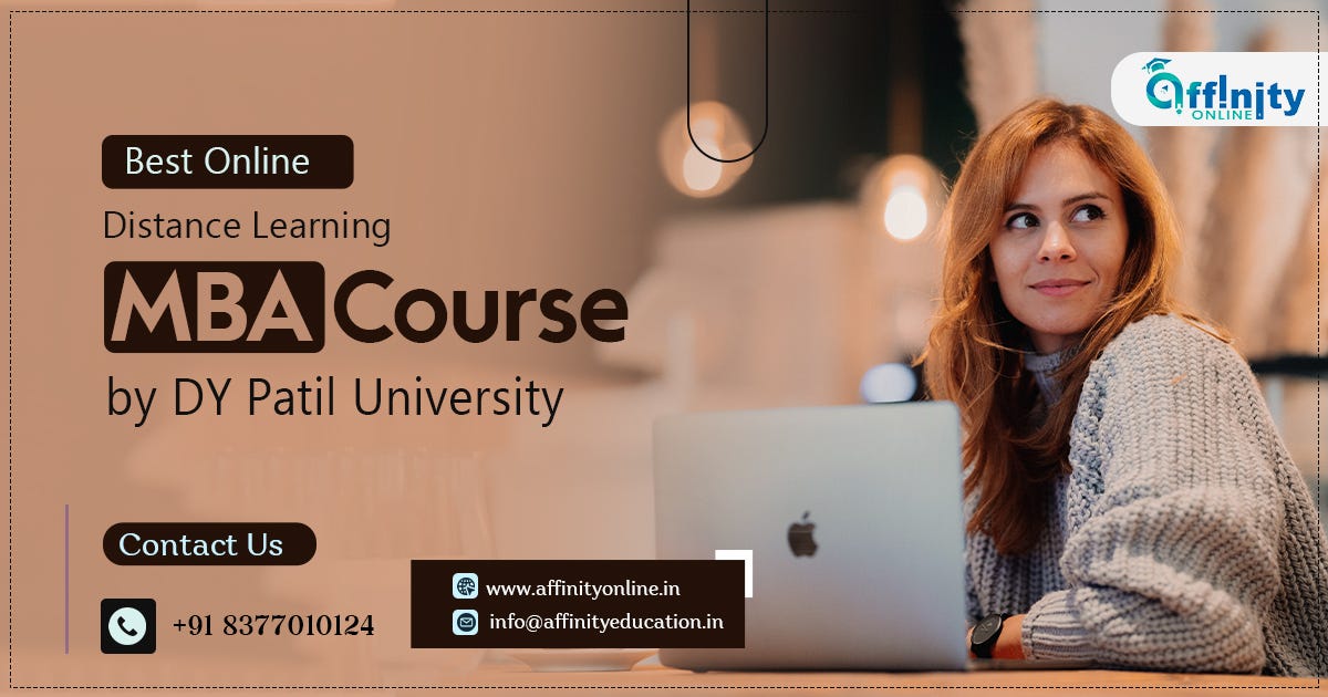 Best Online Distance Learning MBA Course by DY Patil University | by ...