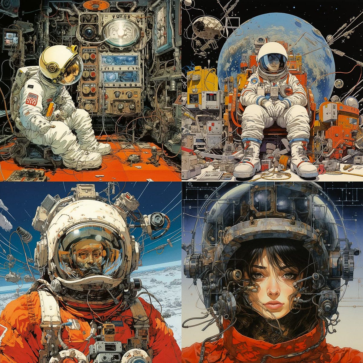 Discover the Mesmerizing Art Style of Katsuhiro Otomo on Artvy.AI | by ...