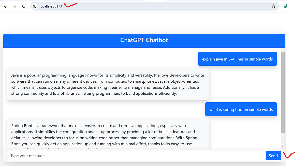 Build A Chatbot Using Spring Boot React Js And Chatgpt Api 2025