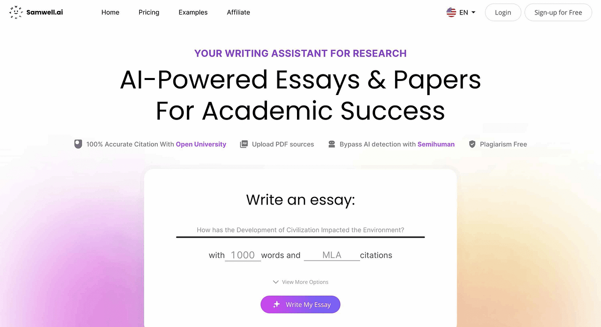 Samwell AI : optimiser vos travaux académiques en un temps record | by ...