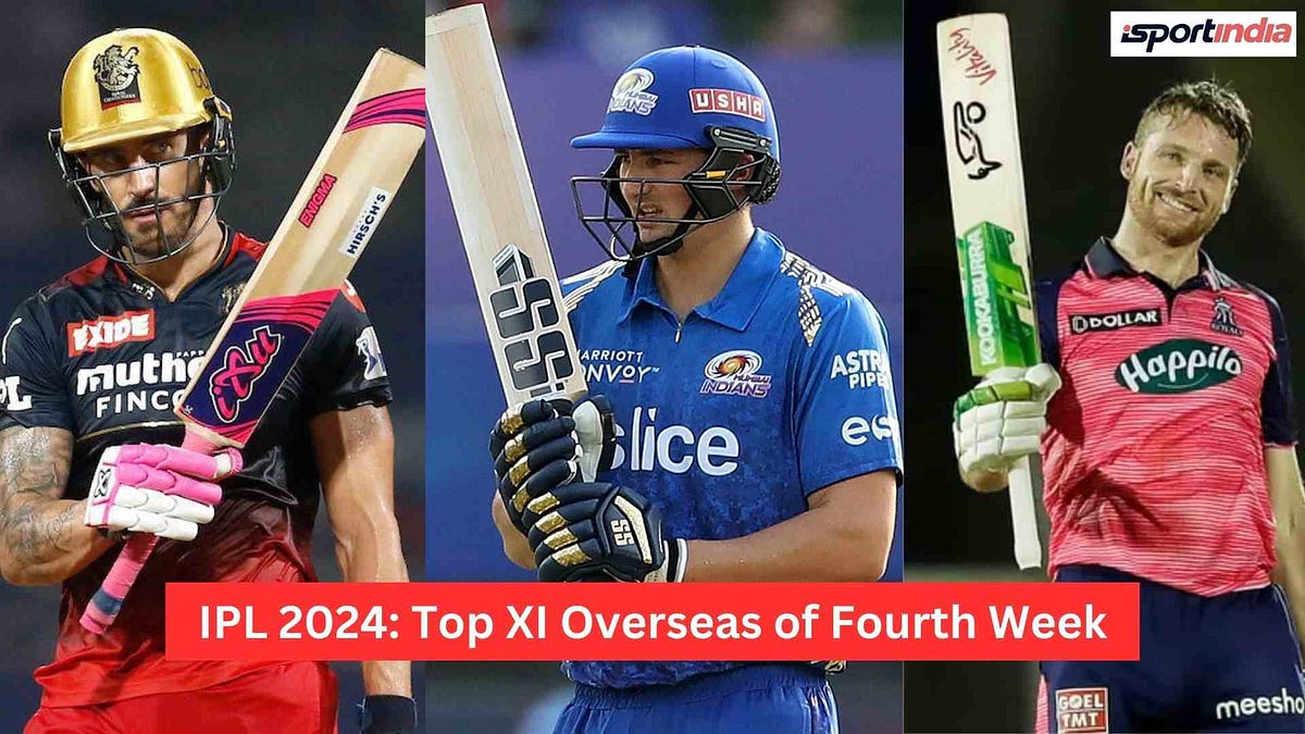 IPL 2024: Top XI Overseas of Fourth Week | by Daisy Dsouza | Apr, 2024 | Medium