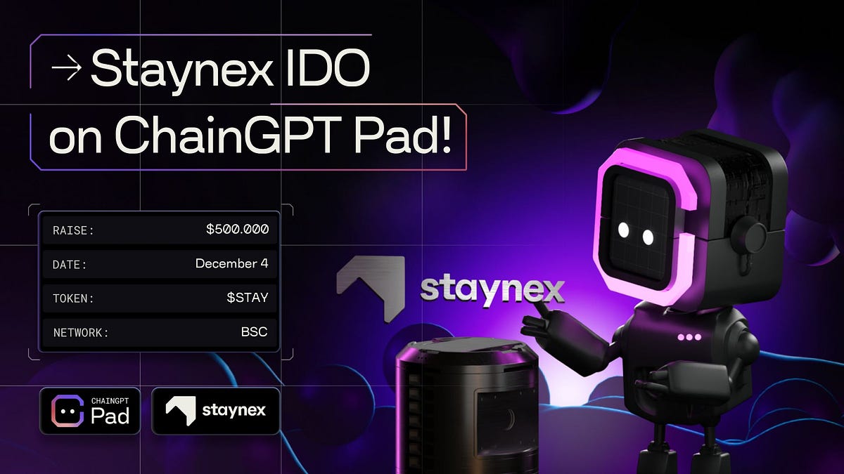Take Your Travels On-chain with Staynex — The Travel2Earn Platform! | by ChainGPT | Dec, 2024 ...