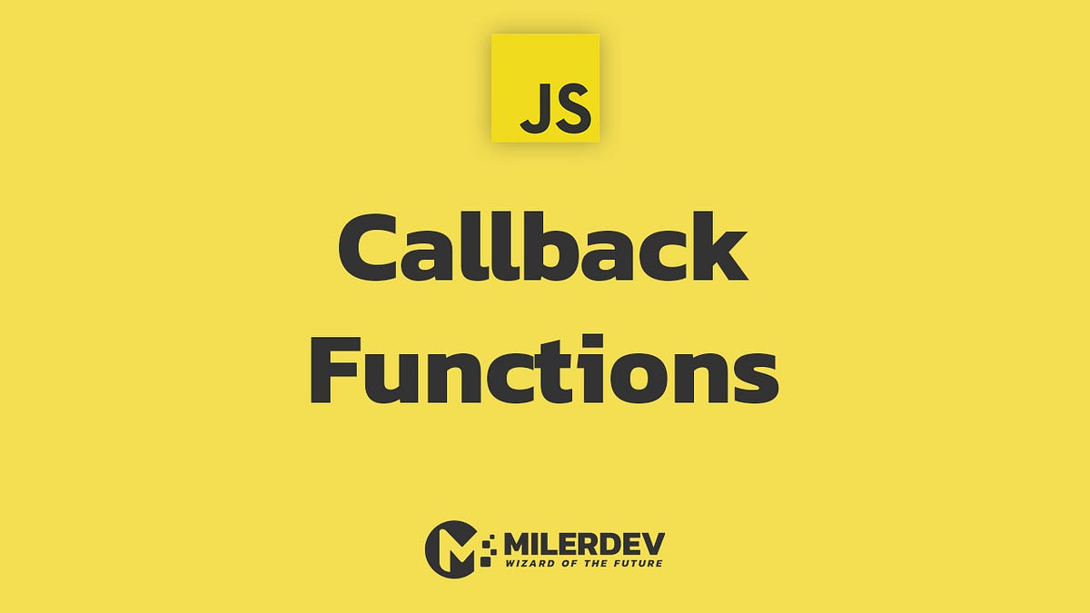 ทำความเข้าใจเรื่องของ Callback Function ใน JavaScript | by Patiphan ...