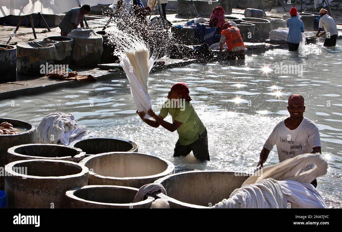 The Washer men. A Key Player in Urban Life | by Muhammad Sohail Pervaz ...