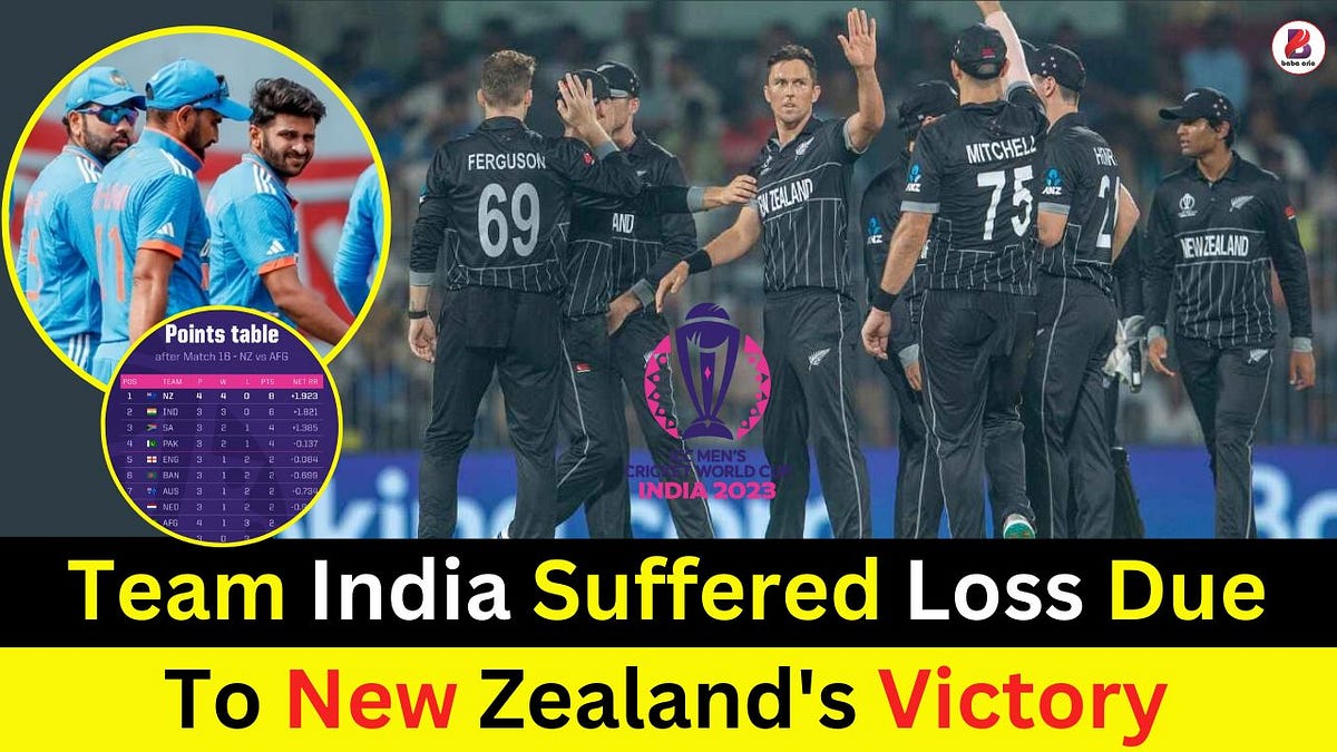 ICC ODI WC 2023 Points Table: Team India Suffered Loss Due To New ...