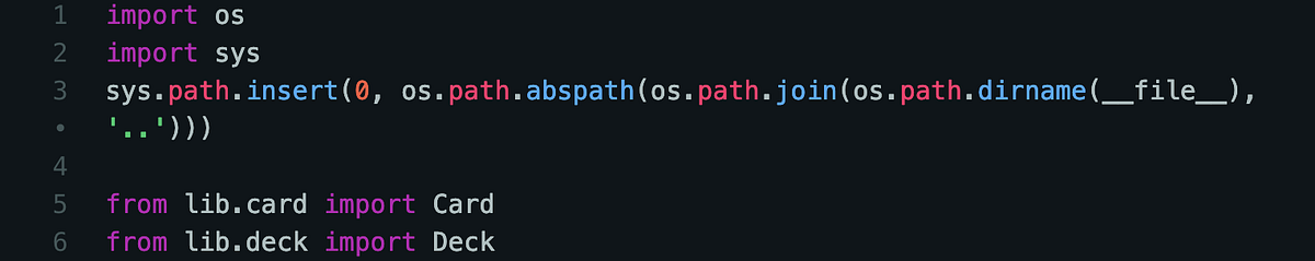 Learning the basic of OOP with Python and Testing with Pythons built-in ...