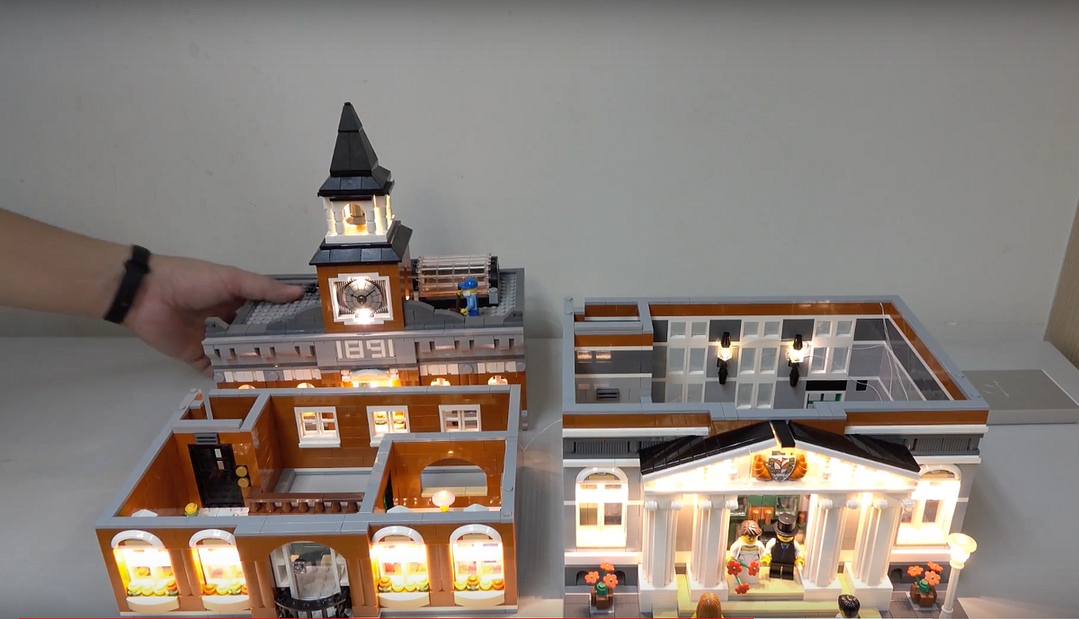 Bricksdelight Review : LED Light for LEGO 10224 TOWN HALL | by Qiu Ying ...