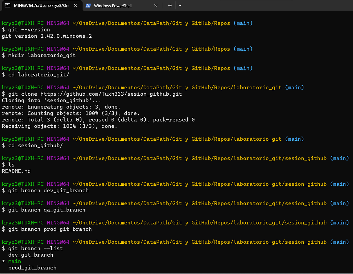 Examen Git y Github - Cristian Tique - Medium