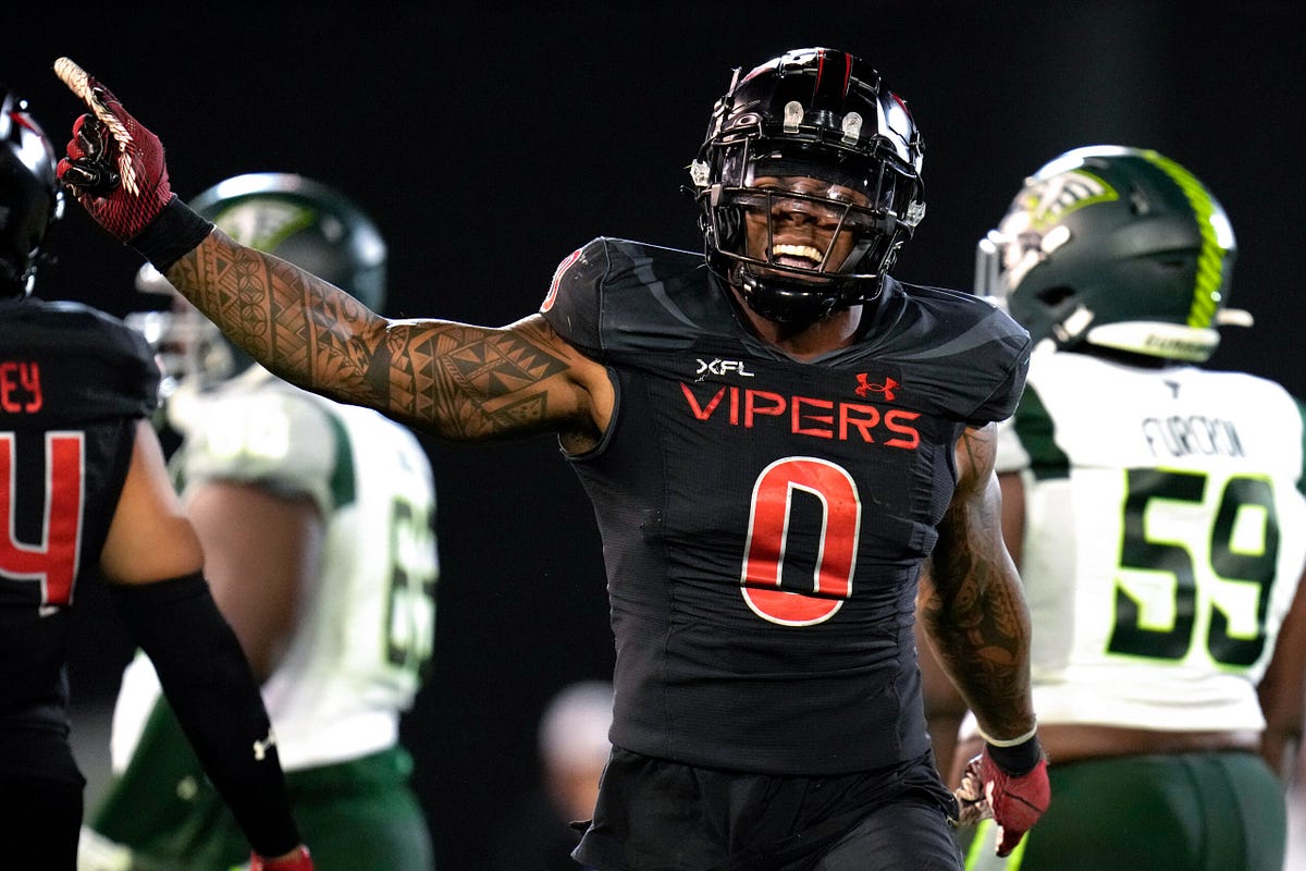 Vegas Vipers Pita Taumoepenu Named 2023 XFL Defensive Player of the ...