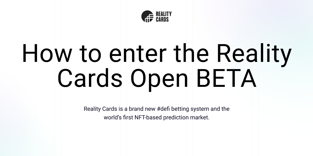 Reality Cards Açık BETA’ya nasıl katılabilirsiniz? | by Turkey Reality ...