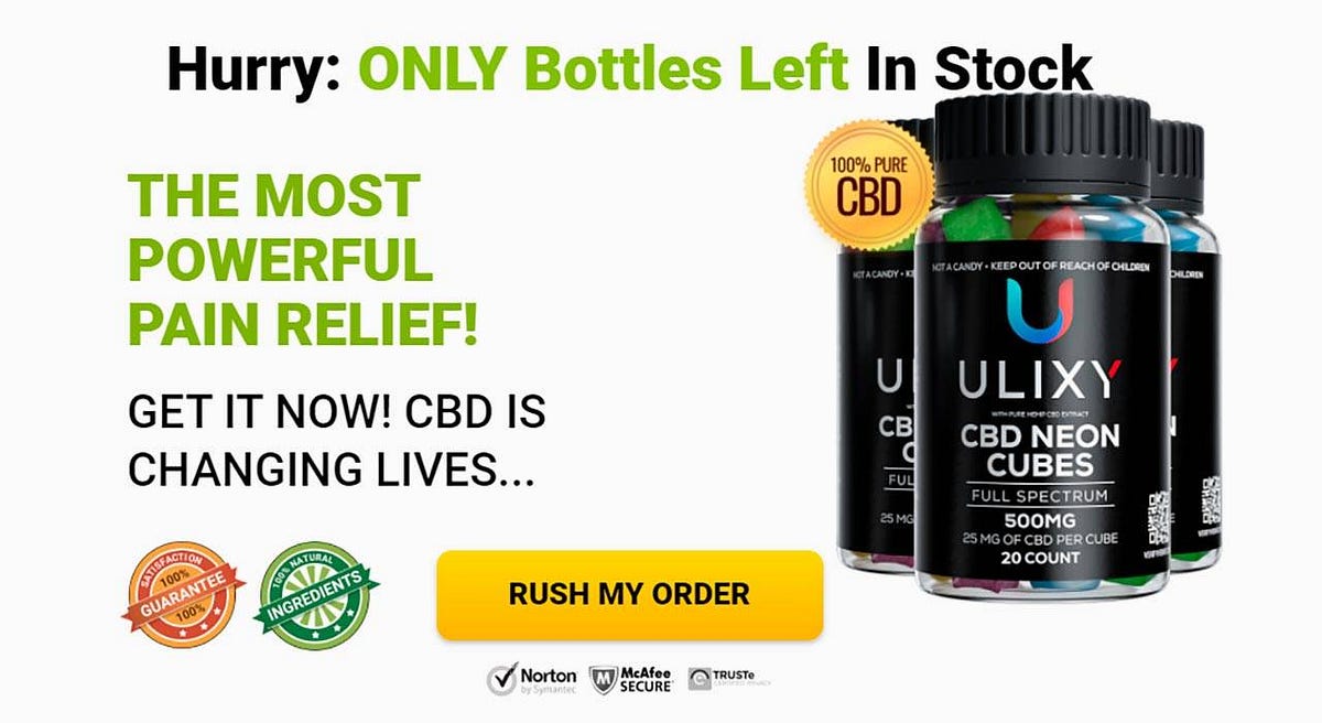 Ulixy CBD Neon Cubes — Clinically Tested & Approved By Expert | by ...
