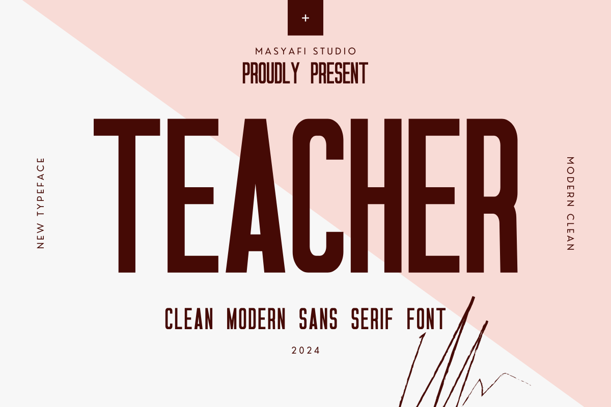 Teacher Sans Serif Font By Chloechroma Apr 2024 Medium