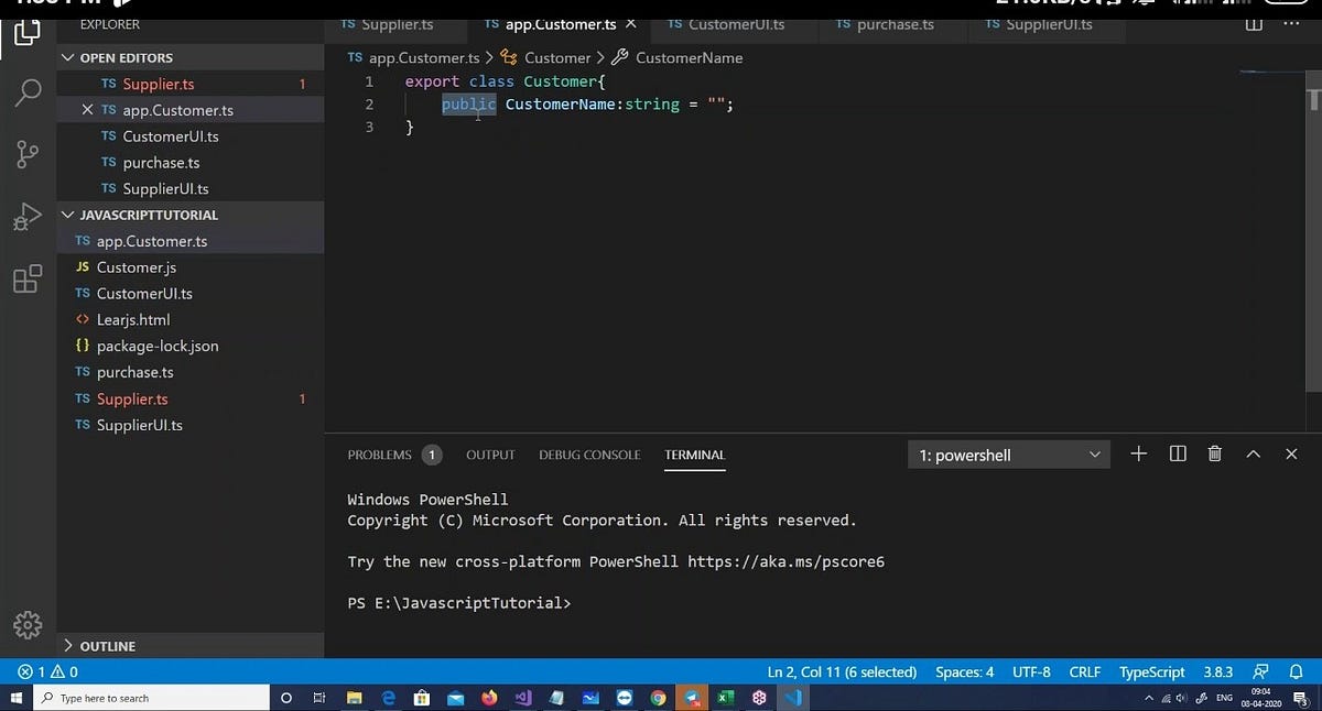 Access Modifiers And Constructor In Typescript By Pooja Shinde Medium