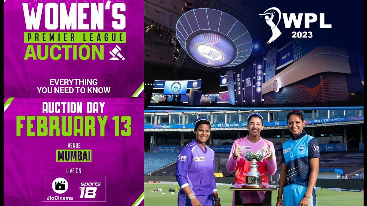 WPL Auction 2023: The Women’s Premier League Players will be Auctioned On February 13 | by Baba ...