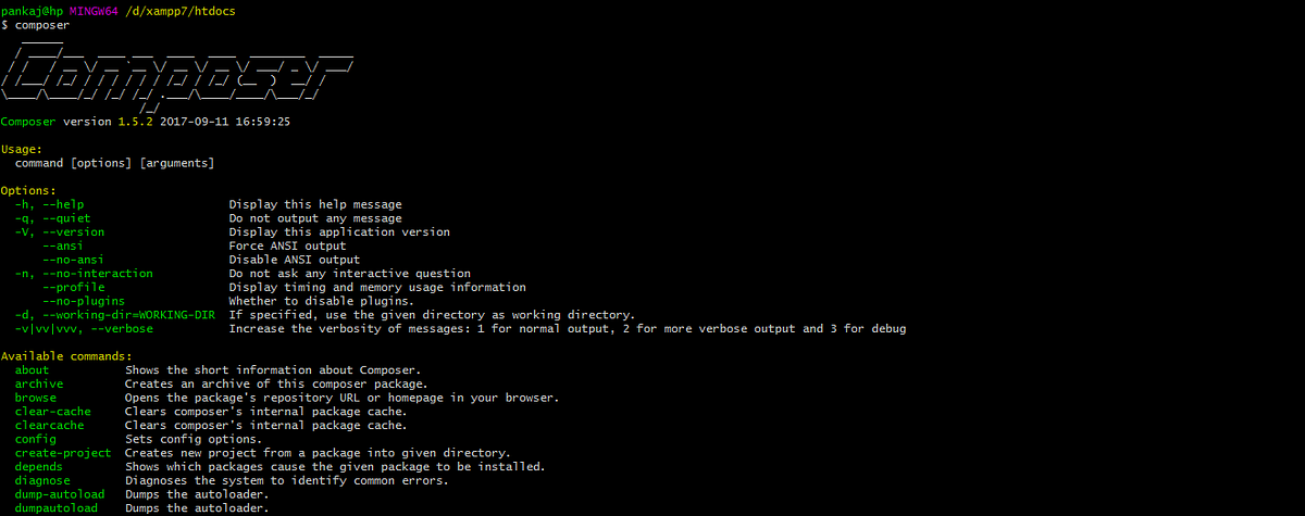 How to install Laravel 5 with Xampp using Composer | by CodeBriefly | Medium