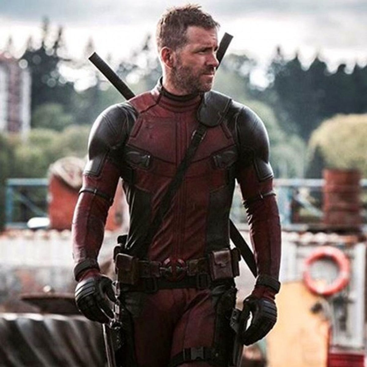 The Deadpool Motorcycle Jacket | Medium