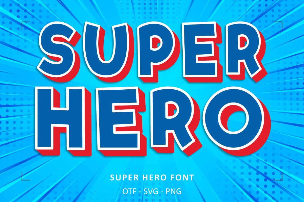 Super Hero Font | by Chloechronicle | Apr, 2024 | Medium
