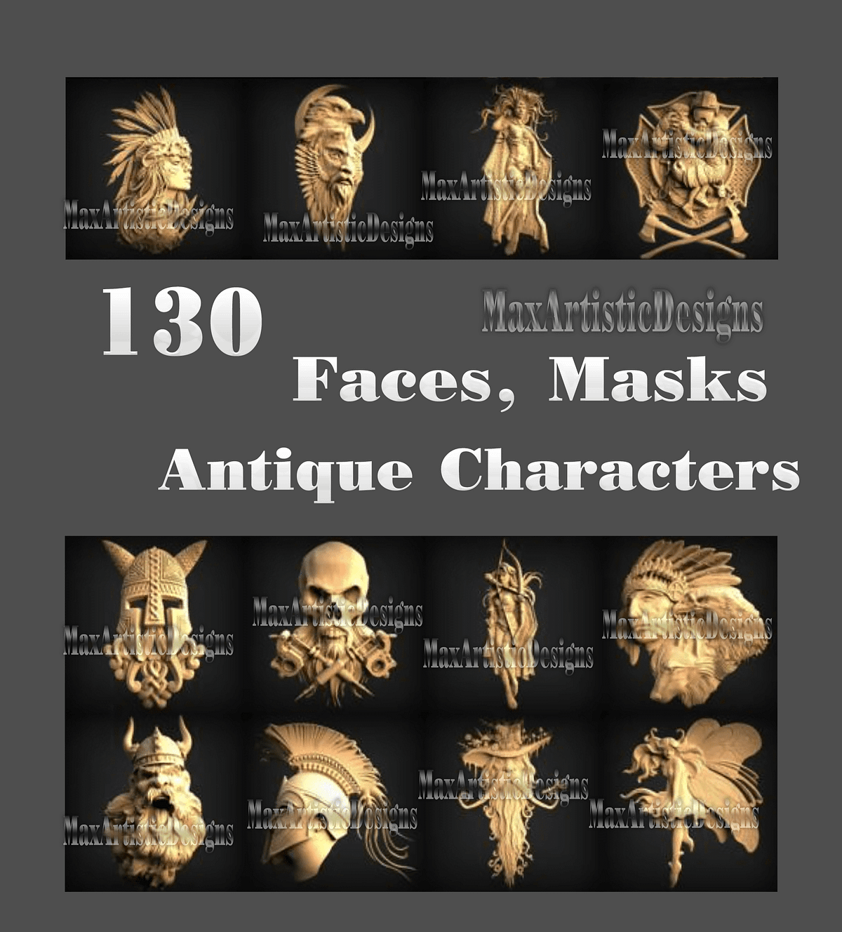 125+ 3D STL Famous people faces, Characters bas Relief files for CNC ...