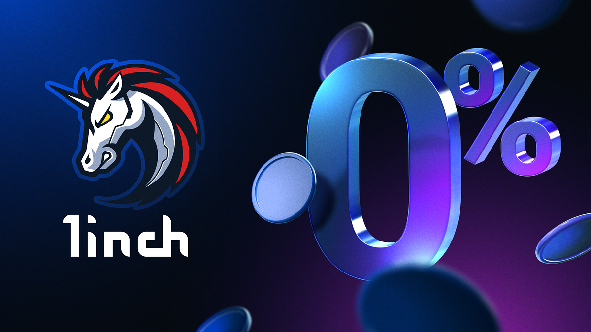 Swap tokens on 1inch with 0 fee. In contrast to some projects’ moves to ...