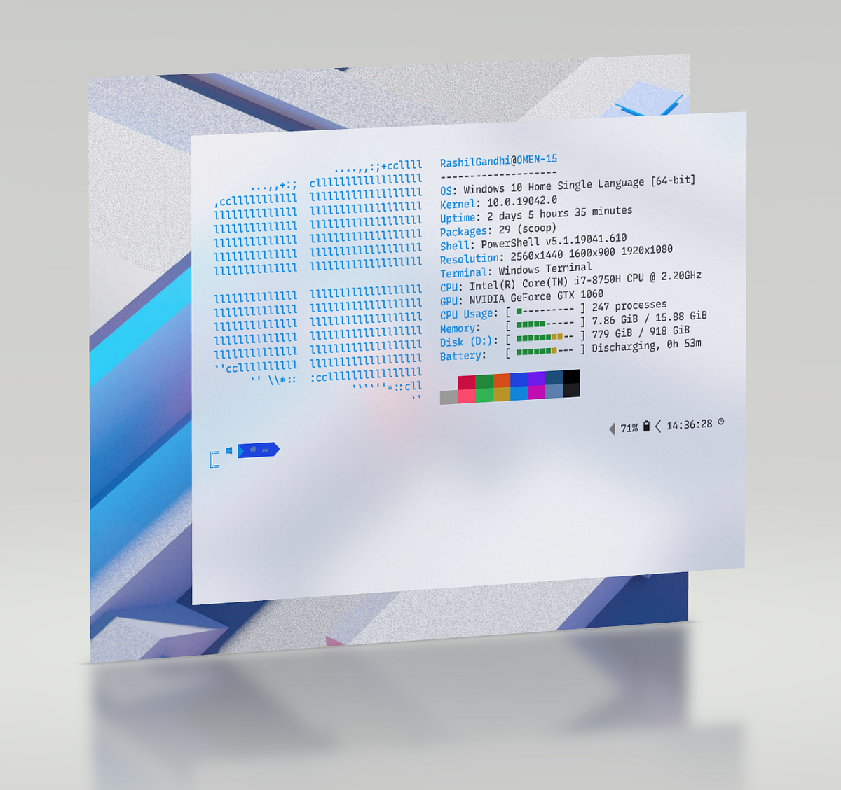 Install Neofetch on Winodows | Medium