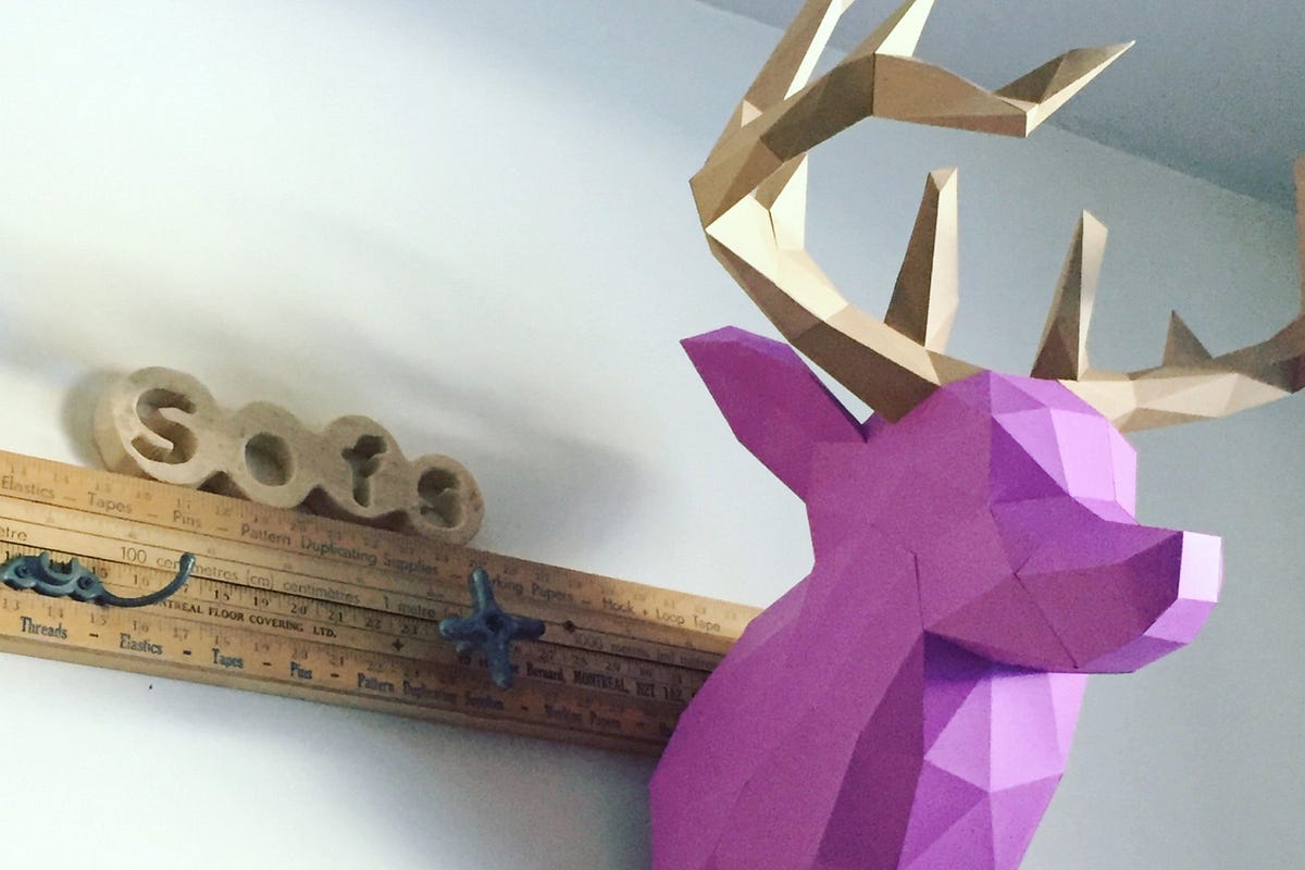 Deer Head Paper Sculpture | by Sparksasha | Medium