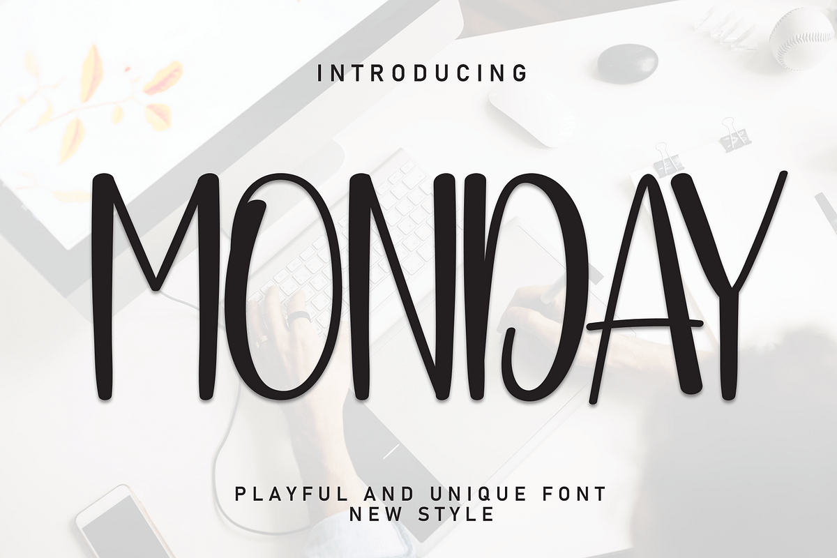 Monday Font - Neonpulse - Medium