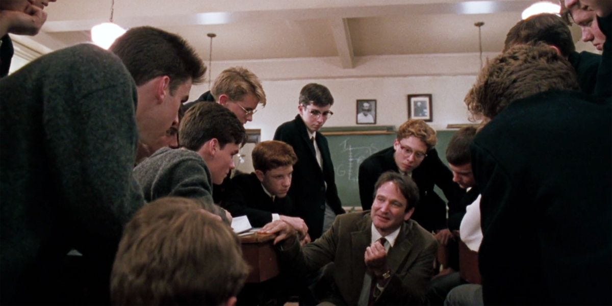 Mr. Keating’s Advice. In a film titled “Dead Poet Society”… | by Farhanomics | Medium