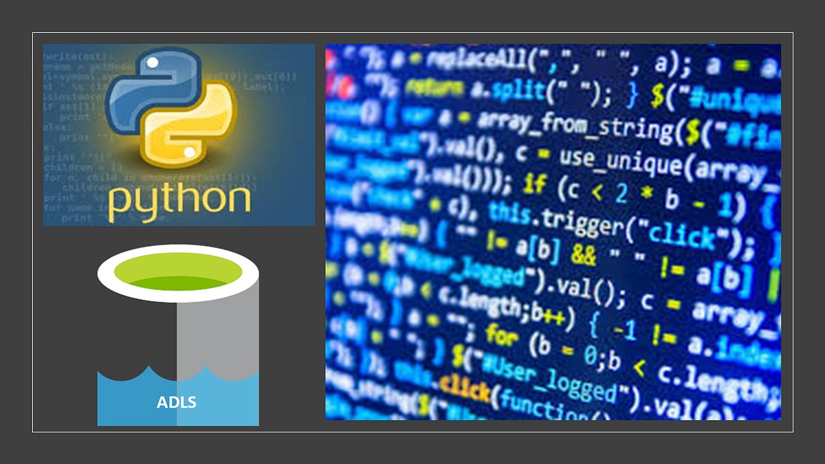 Falando em Pythonês com Azure Data Lake Storage Gen2 | by Hugo Habbema ...