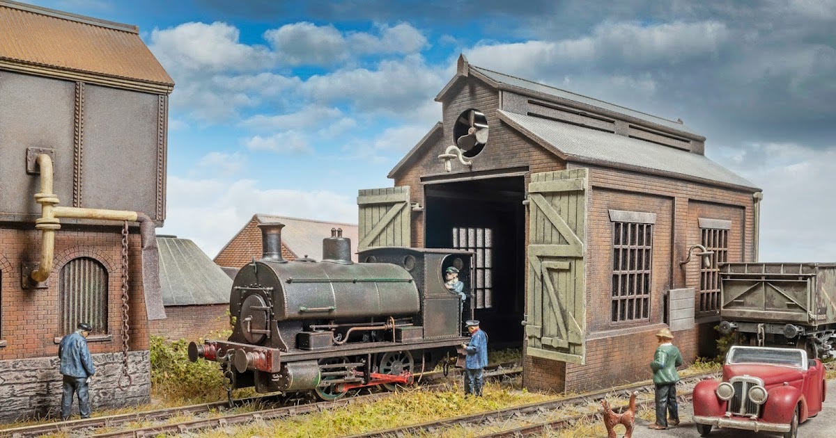 Chris Nevard Model Railways & Photography Blog: Airfix Engine Shed | by ...