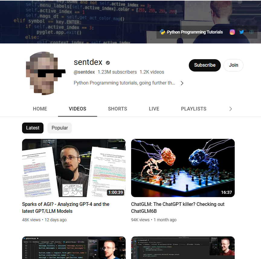 Ten Best Youtube Channels to learn Python and Machine Learning ...