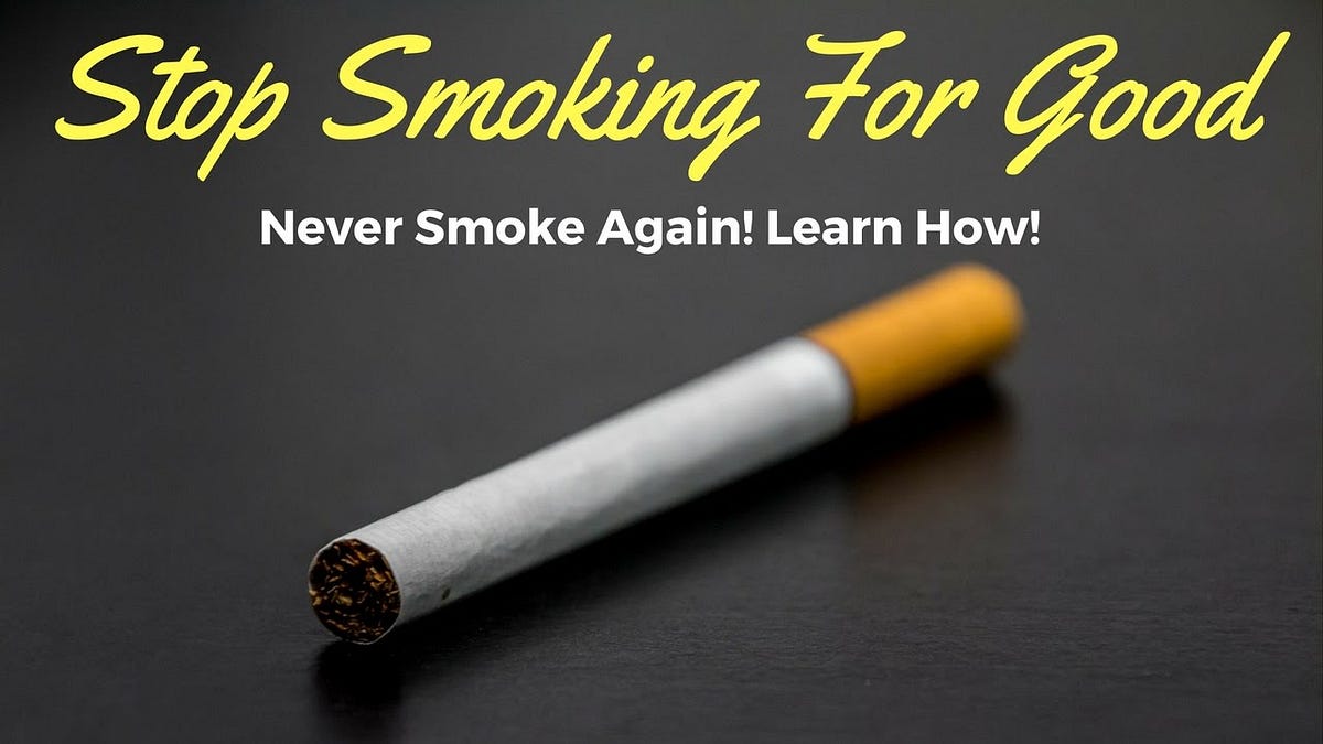 How can you stop smoking tobacco? | by John Mullar | Medium