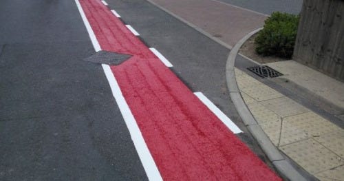 Just Pinned to Cycle Lane Line Marking: Anti Slip Pathway in… | by ...