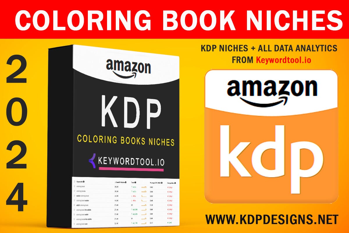 Amazon KDP Coloring Book Niches 2024 - Inkalchemist - Medium