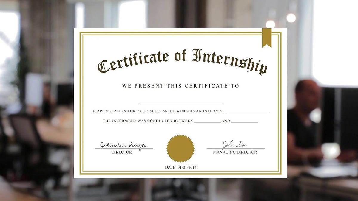 Internship Certificate with Templates | by International English Test ...