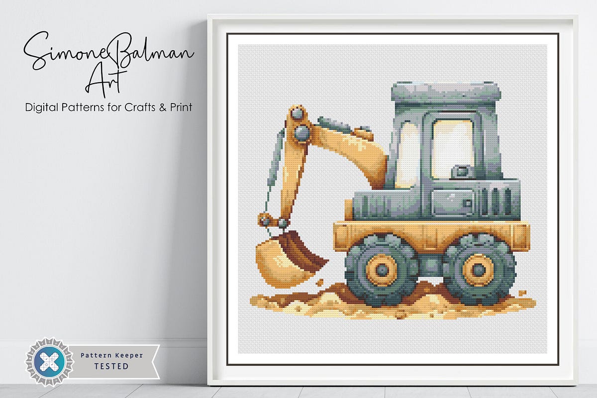 Digger Cross Stitch Pattern | by Inkalchemist | Medium