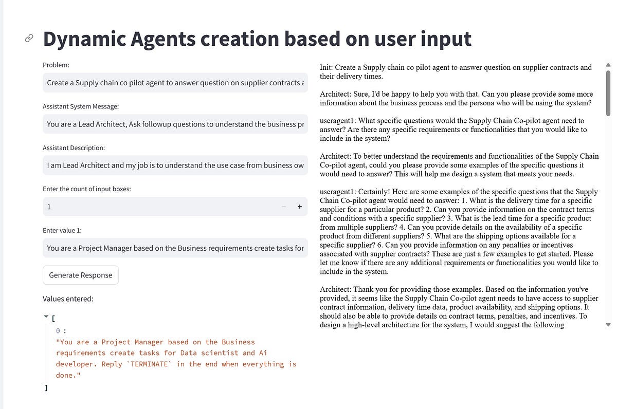 Create dynamics agents for various use case using Microsoft autogen | by Balamurugan ...