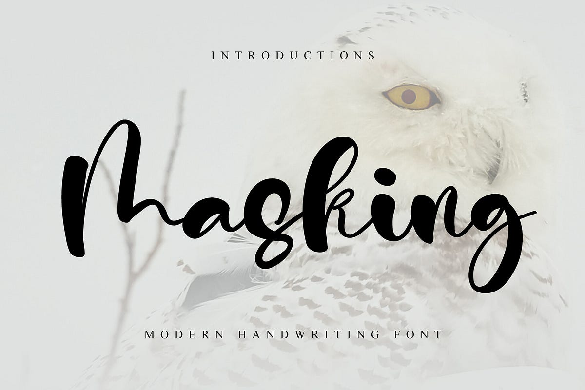 Masking Font - Lilylumos - Medium