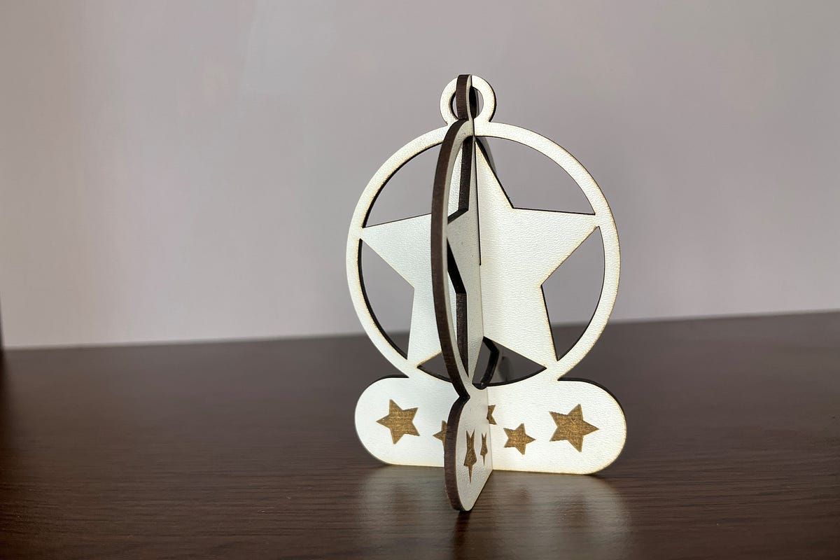 Christmas Bauble — Star (Christmas 3D SVG Crafts) | by Cyberceleste ...