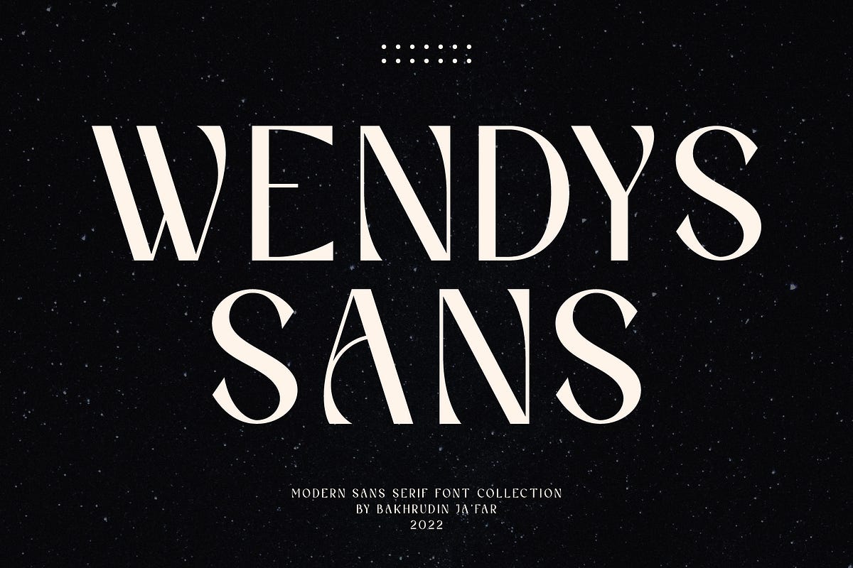 Wendys Font - Glowgrove - Medium