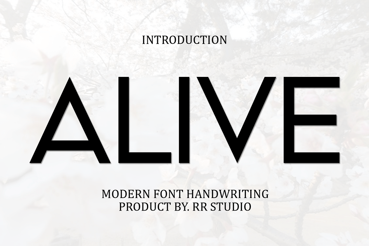 Alive Font | by Cybercosmos | Medium