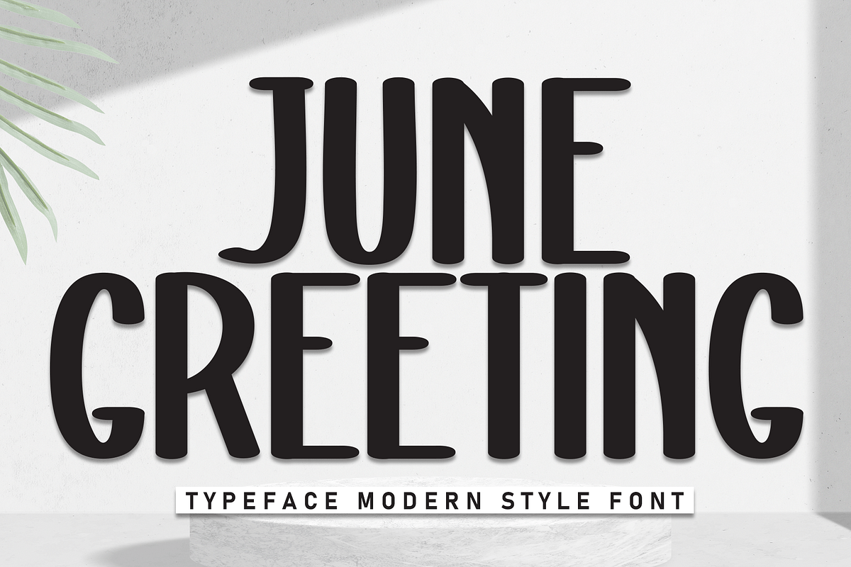 June Greeting Font - Mindmason - Medium