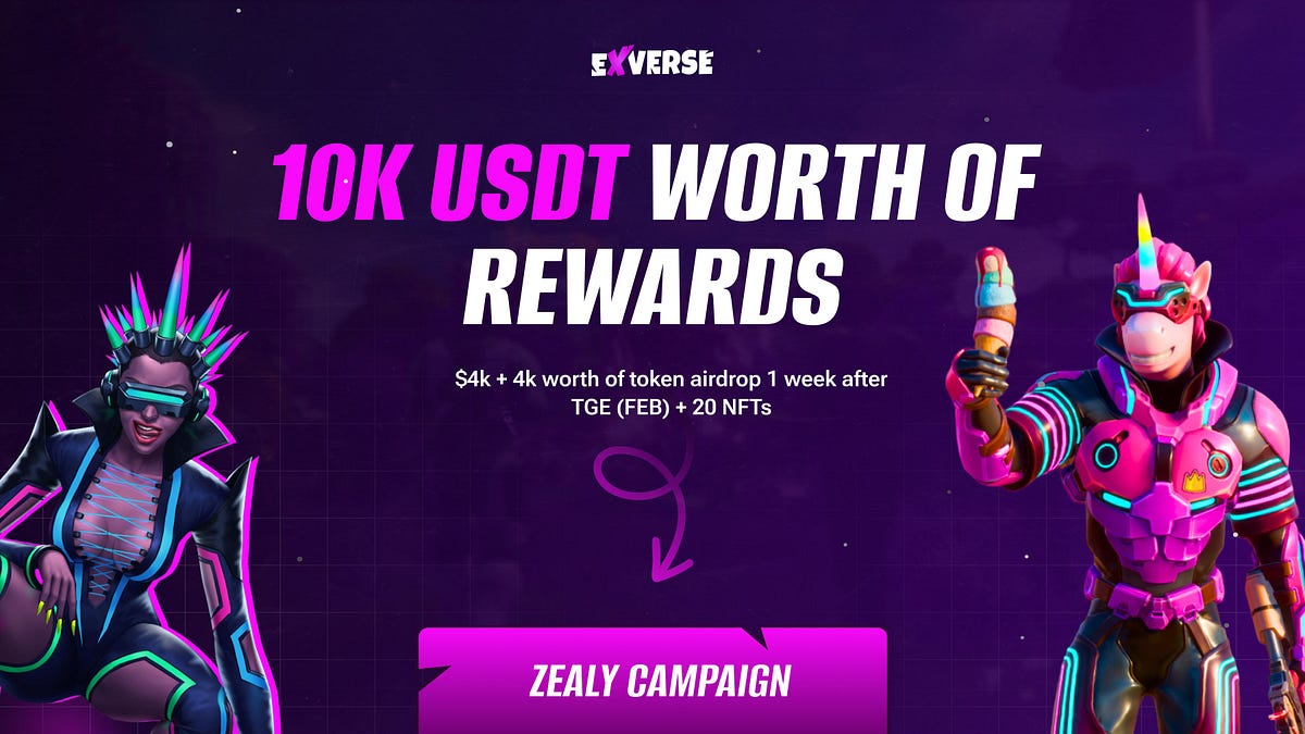 EXVERSE — Exciting News: ZEALY Campaign is Now LIVE!. 🪂💰 | by ...