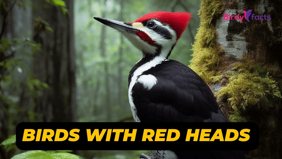 15 Different kinds of Birds with Red Heads | by Birdyfacts | Medium