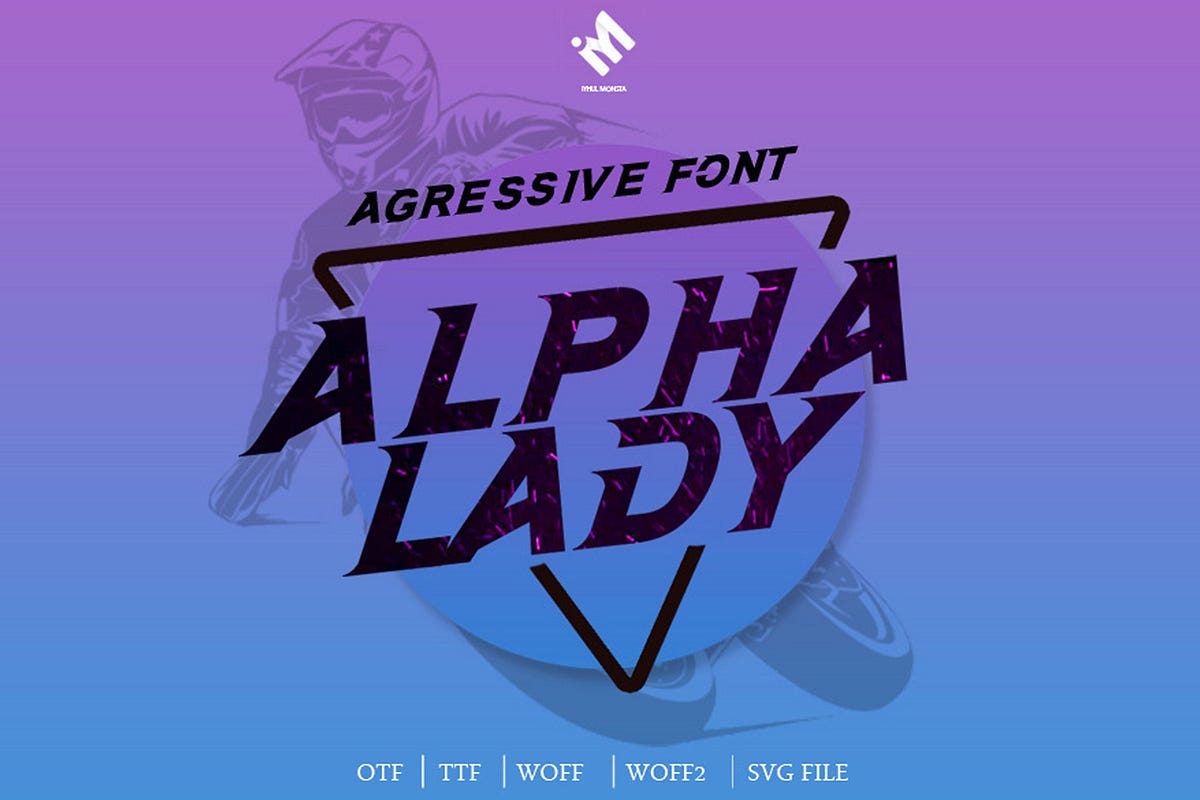 Alpha Lady Font | by Gracegrid | Apr, 2024 | Medium