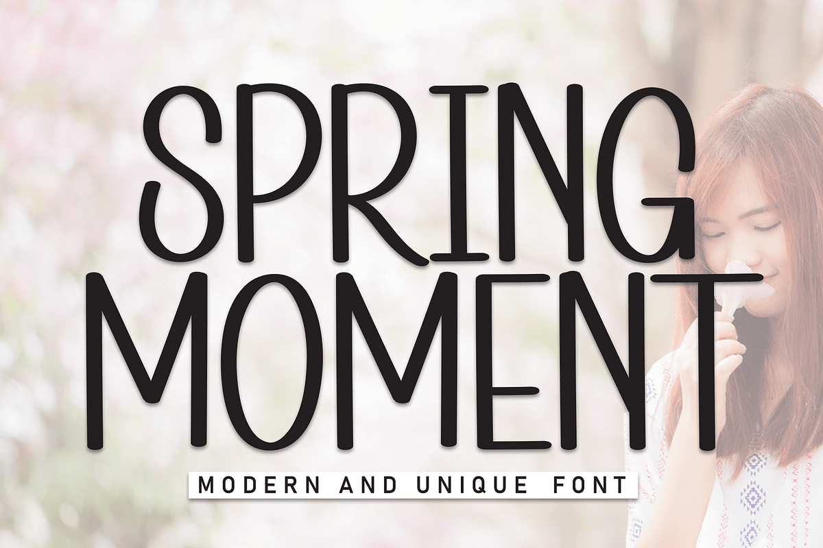 Spring Moment Font - Cybercosmos - Medium