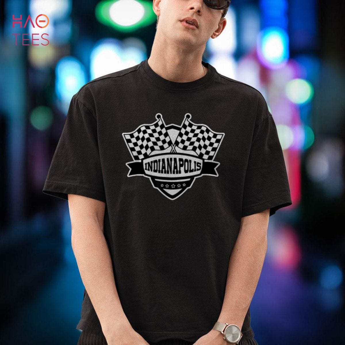 Indianapolis Indiana Racing Checkered Flag Shirt | by Haotees Store ...